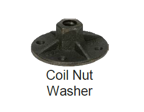 Coil Nut Washer 1/2" ( 100 Pieces ) – DM Rentals and Sales