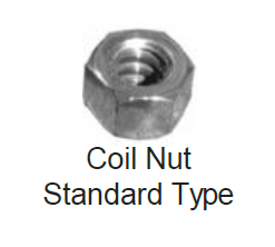 Coil Nut 1/2" ( 100 Pieces ) – DM Rentals and Sales